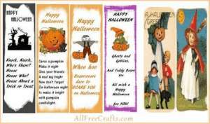 Printable Halloween Bookmarks