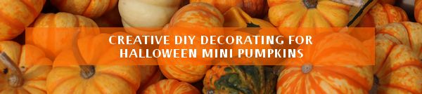 Decorating Mini Pumpkins