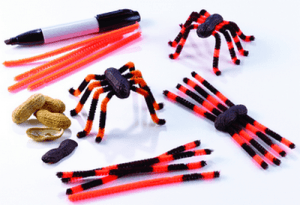 Peanut Spider Craft Project