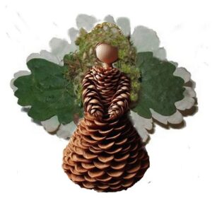 Pine Cone Angel Craft