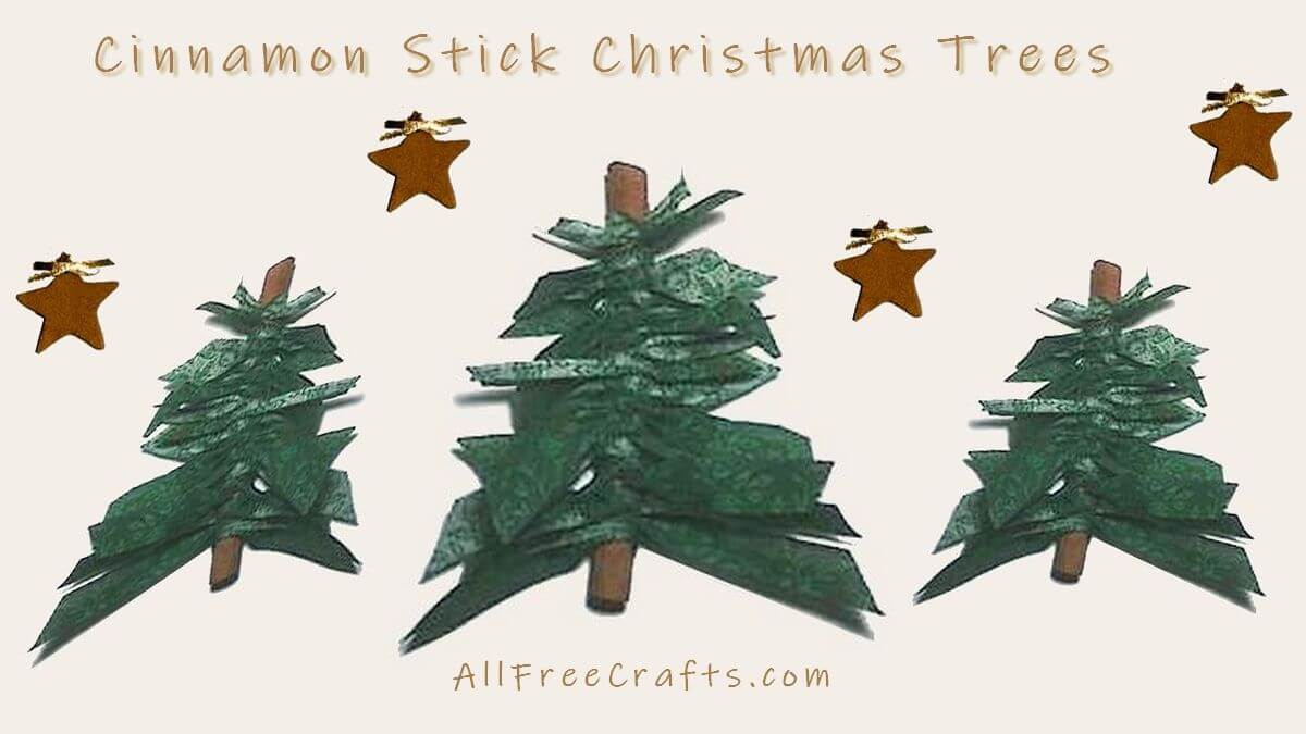 Homemade Cinnamon Stick Tree