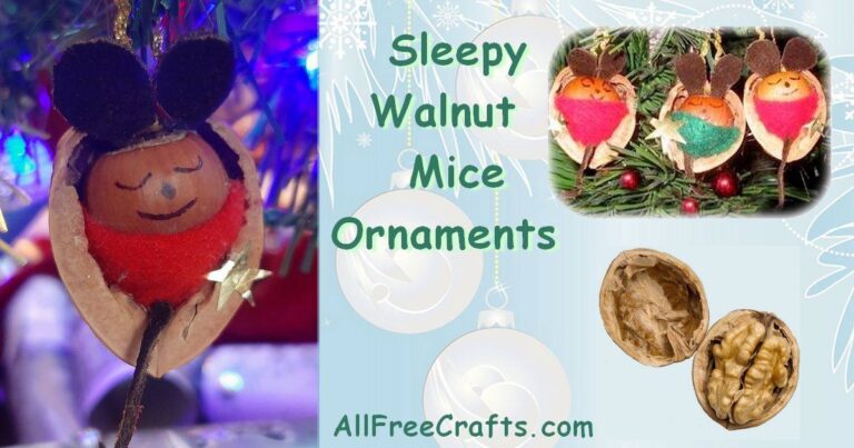 Walnut Mice Craft Project