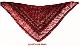 Free Victorian Neckerchief Knitting Pattern