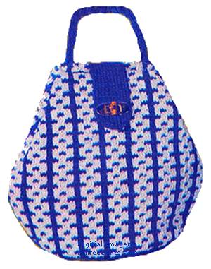 Two Color Knitted Bag Pattern
