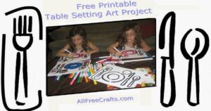 Table Setting Placemat