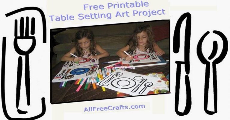 Table Setting Placemat