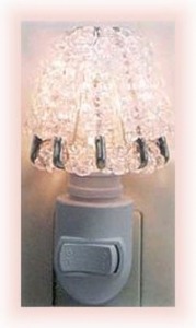 Homemade Crystal Night Lights