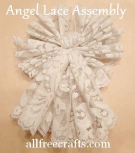 Lace Ribbon Angel - All Free Crafts