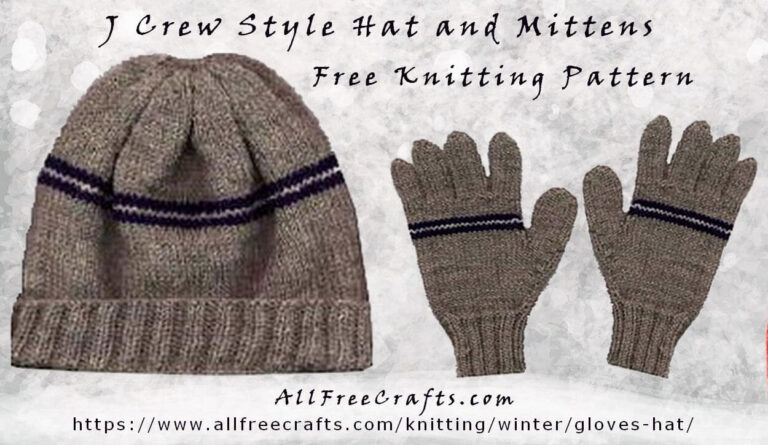 Knitted Ribbed Watch Cap - Free Pattern