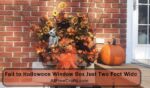 Fall to Halloween Window Box Just Two Feet Wide - All Free Crafts