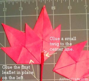 Construction Paper Maple Leaf - DIY plus Video - All Free Crafts