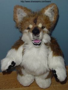 Free Stuffed Wolf Sewing Pattern